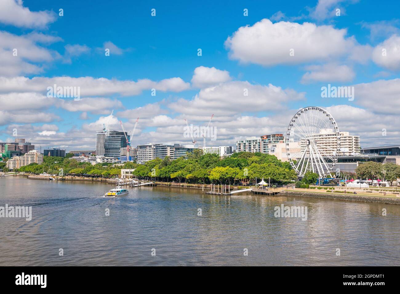 Brisbane city skyline and Brisbane river in Australia Stock Photo - Alamy