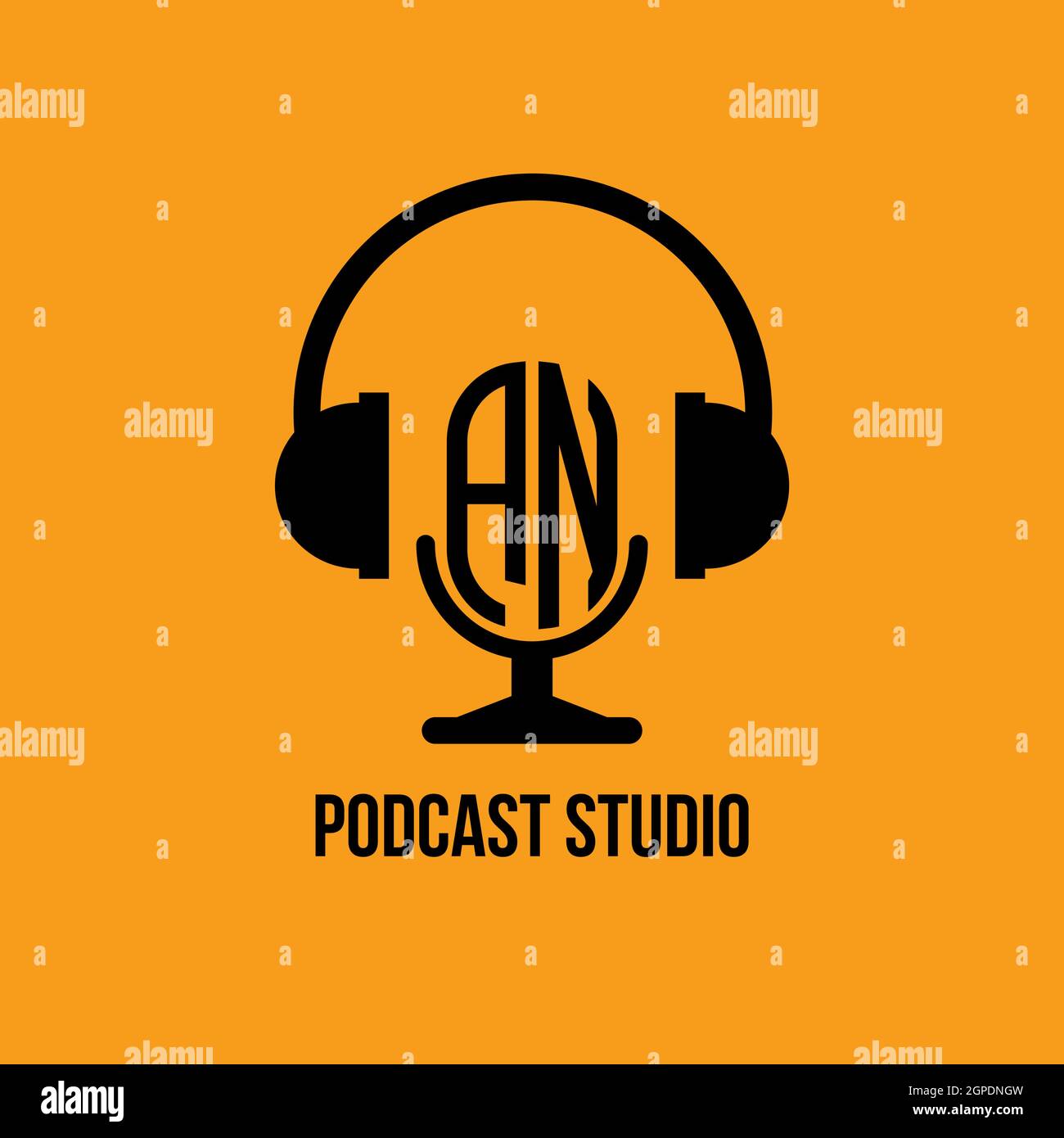 AL Logo ESport Gaming Initial with Blue Light Color design vector ...