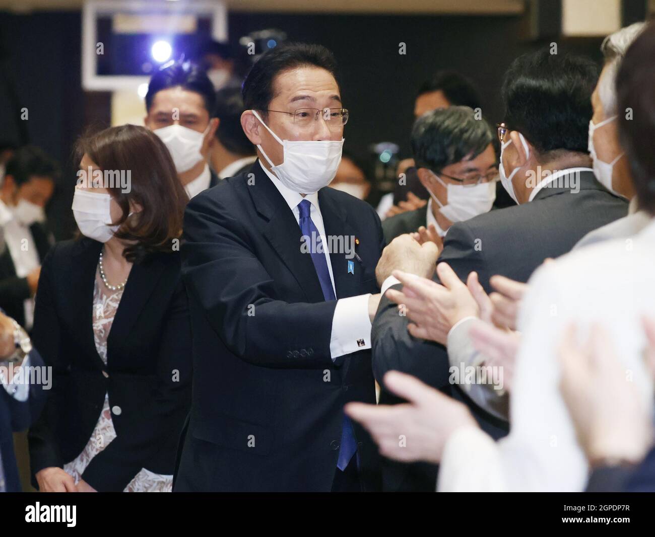 Tokyo, Japan. Sept. 29, 2021: Former Japanese Foreign Minister Fumio ...