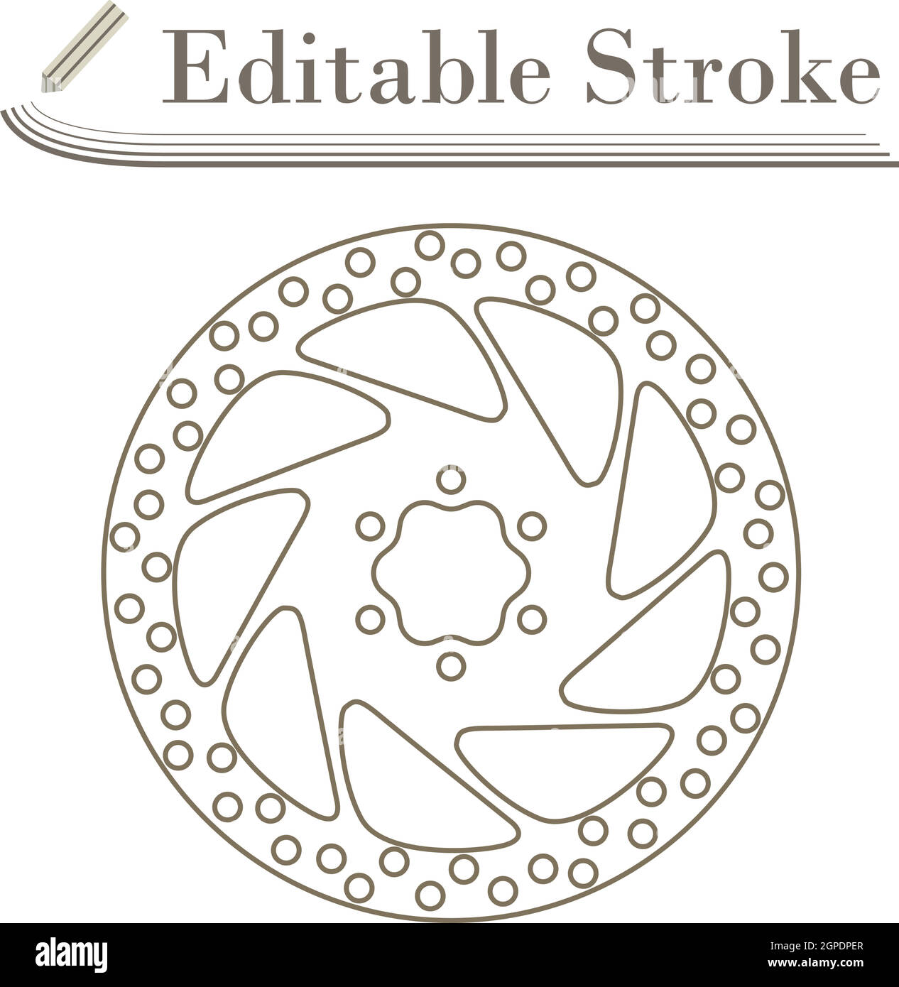 Hydraulic brake Stock Vector Images - Alamy