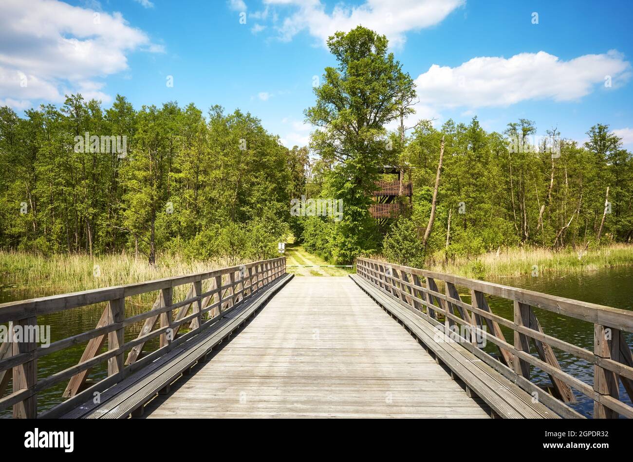 Poland blue bridge hi-res stock photography and images - Alamy