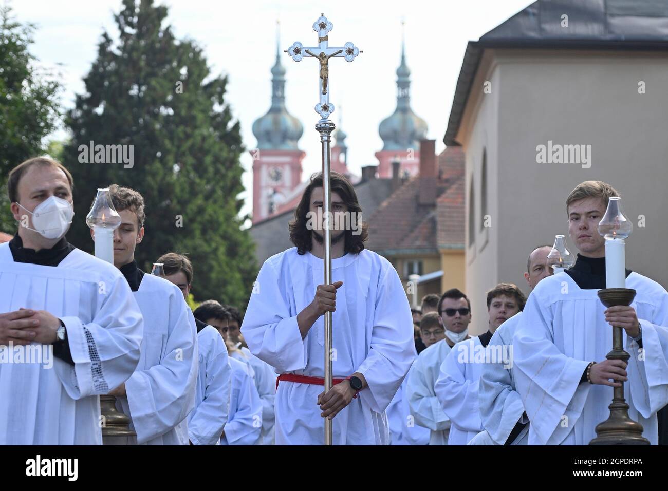 St. Wenceslas, Stara Boleslav. 28th Sep, 2021. Cardinal Dominik Duka ...