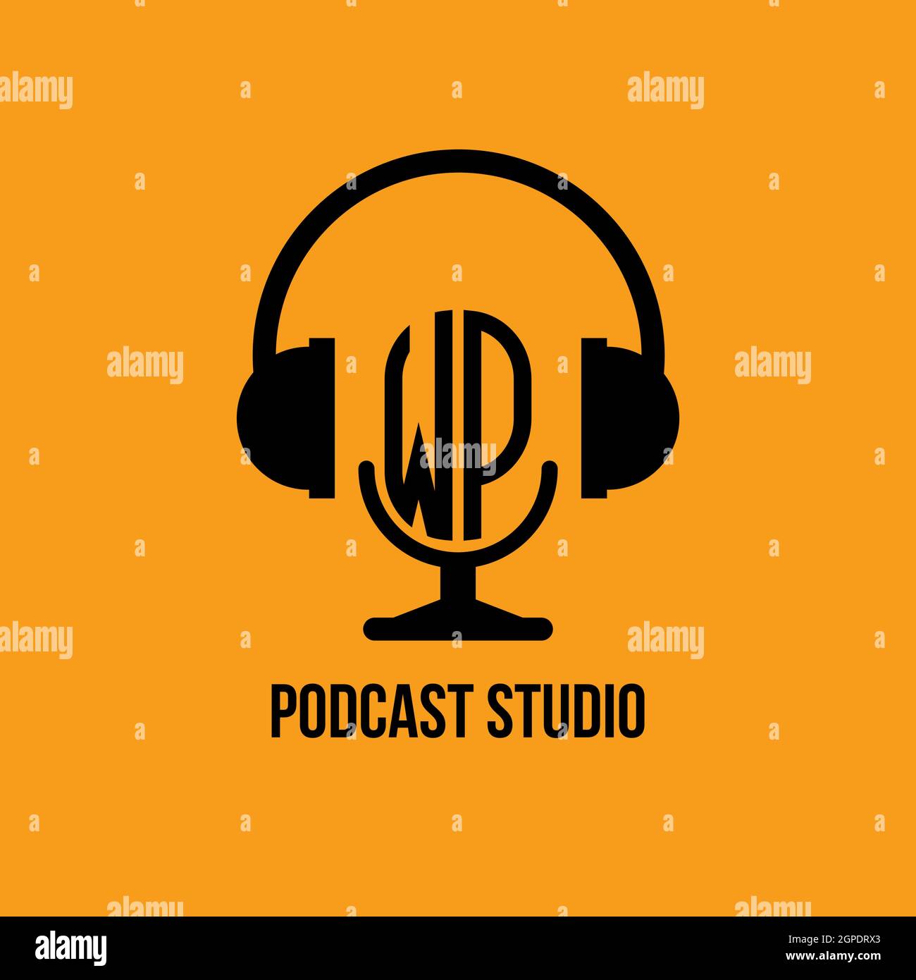 IU Logo ESport Gaming Initial with Blue Light Color design vector ...