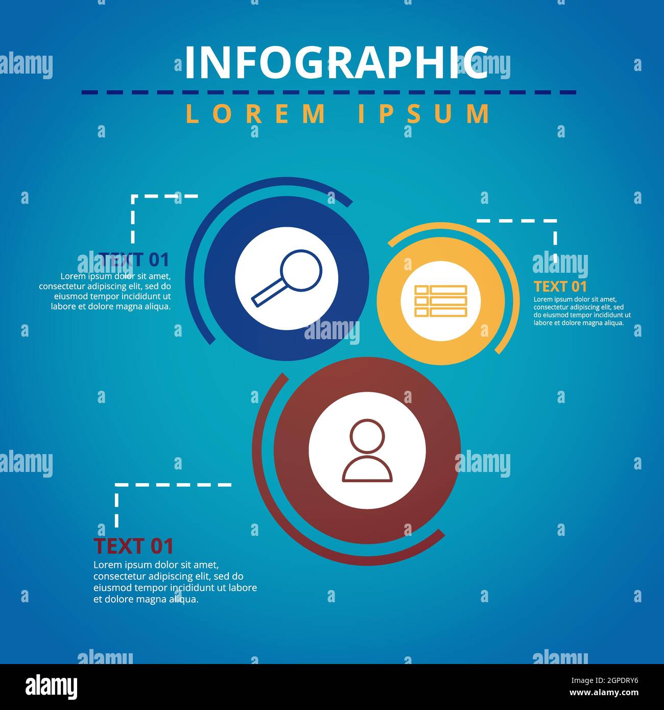 Business circle infographics template infographic hi-res stock ...