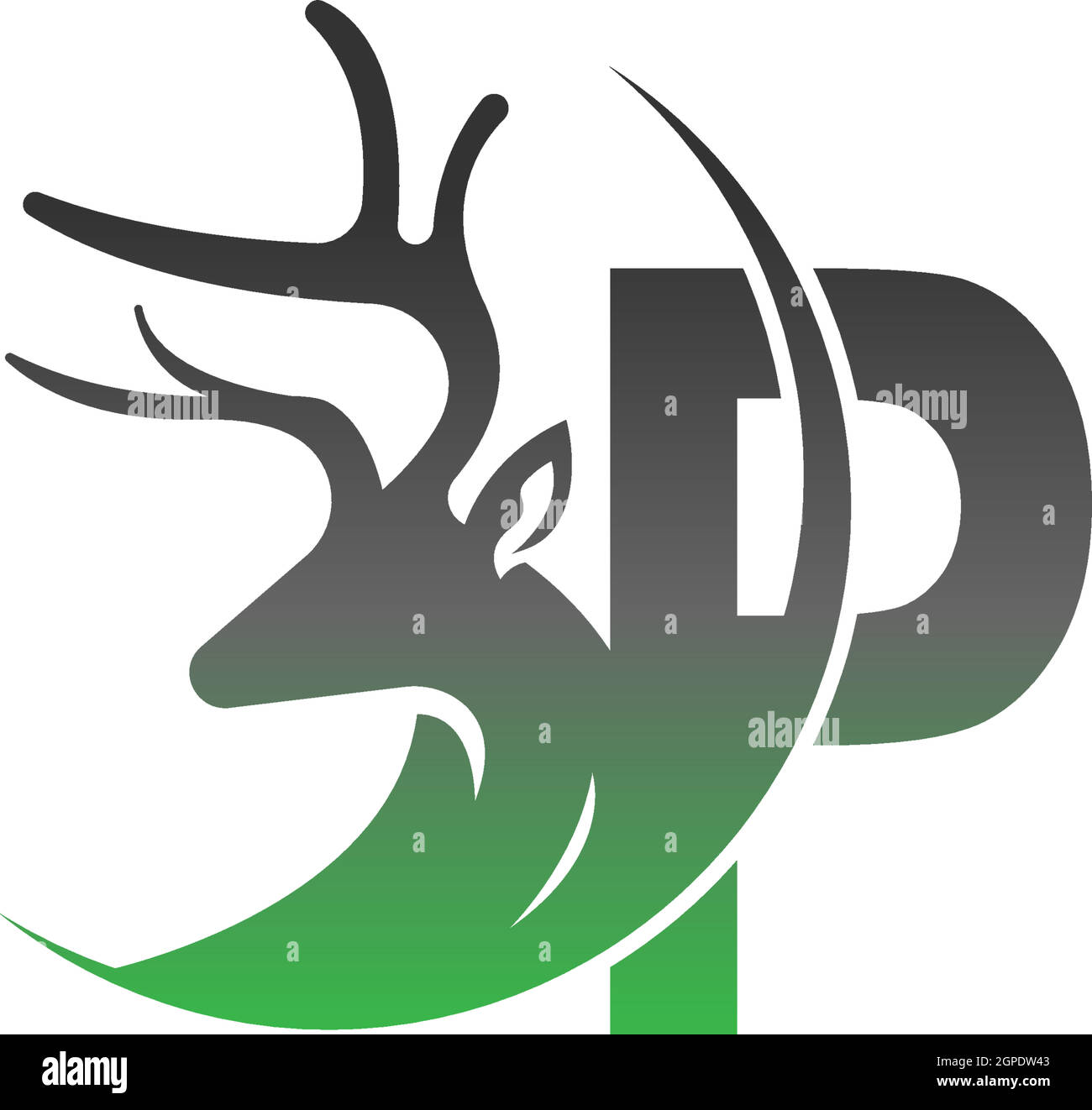 Deer p Stock Vector Images - Alamy