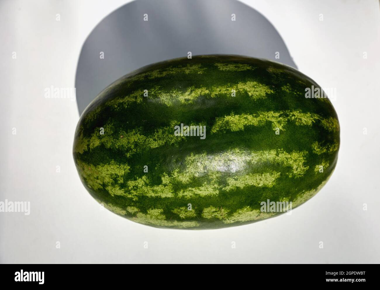 Shot from above watermelon with shadow path isolated on white Stock ...