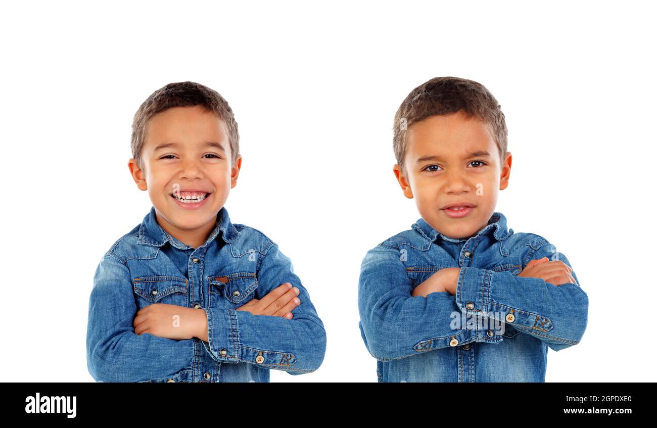 Twin brothers angry hi-res stock photography and images - Alamy