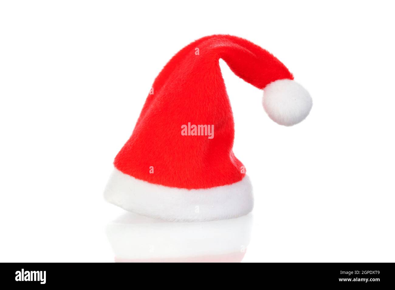 Santa hat isolated on white background Stock Photo - Alamy