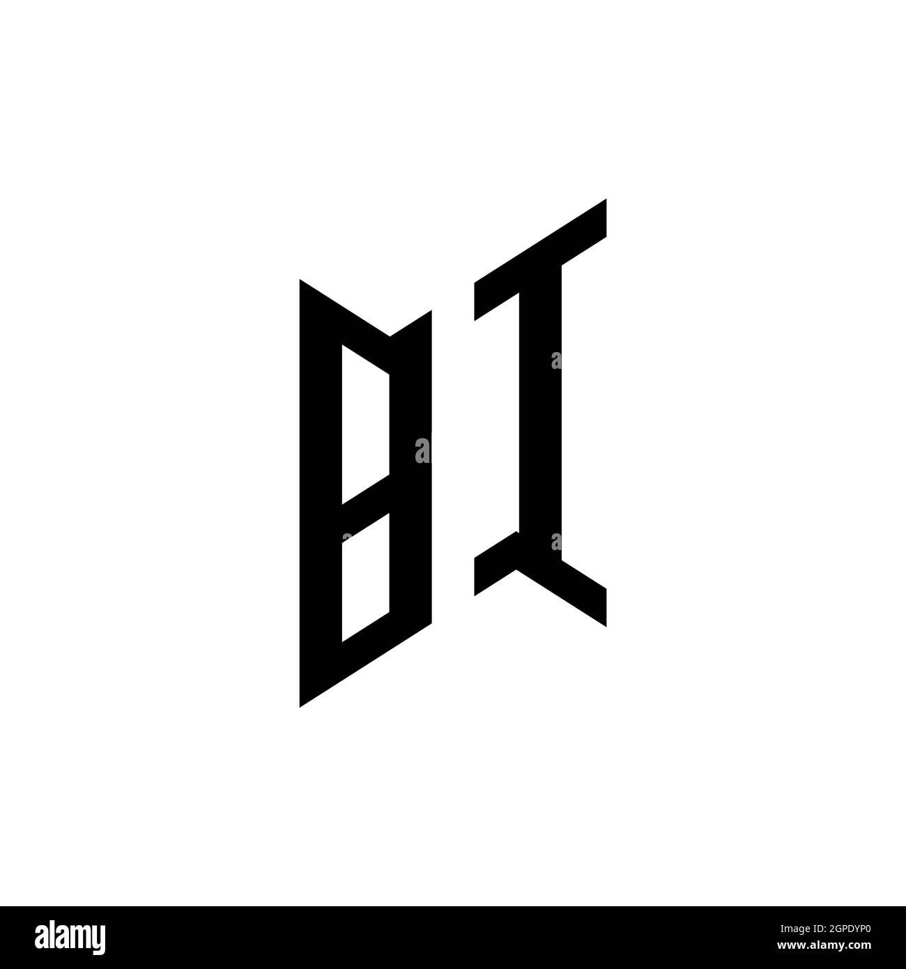 BM Monogram Logo Letter Headphone and Microphone shape style vector ...