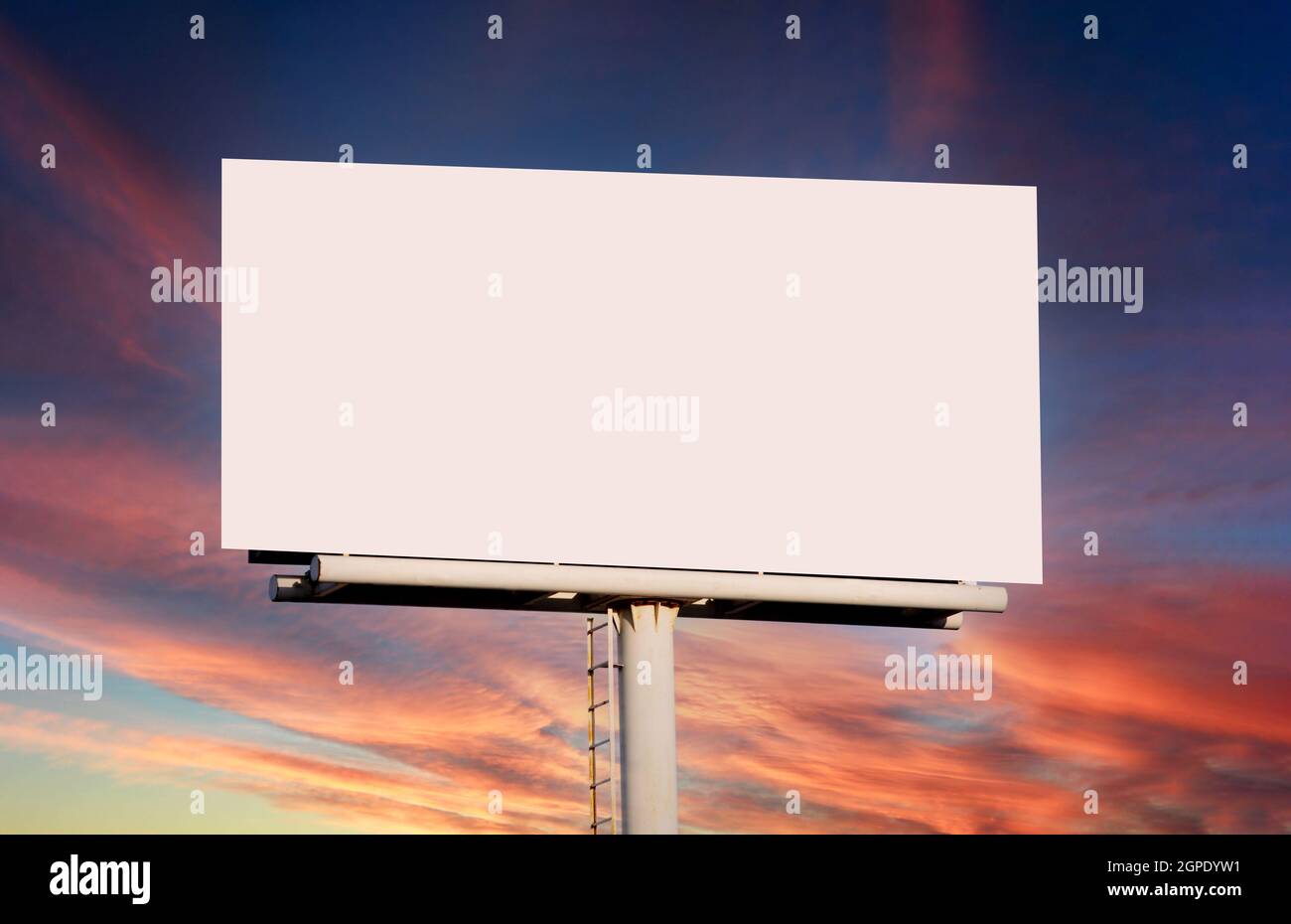 Empty advertisment poster to use writing your message Stock Photo - Alamy