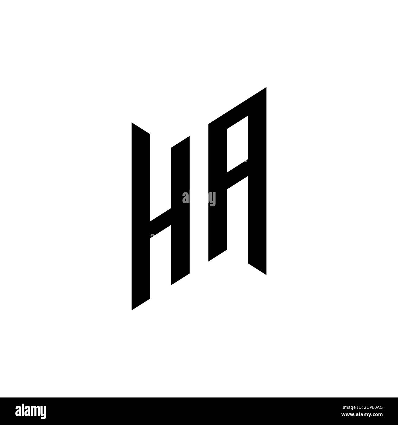 HQ Monogram Logo Letter Headphone and Microphone shape style vector ...