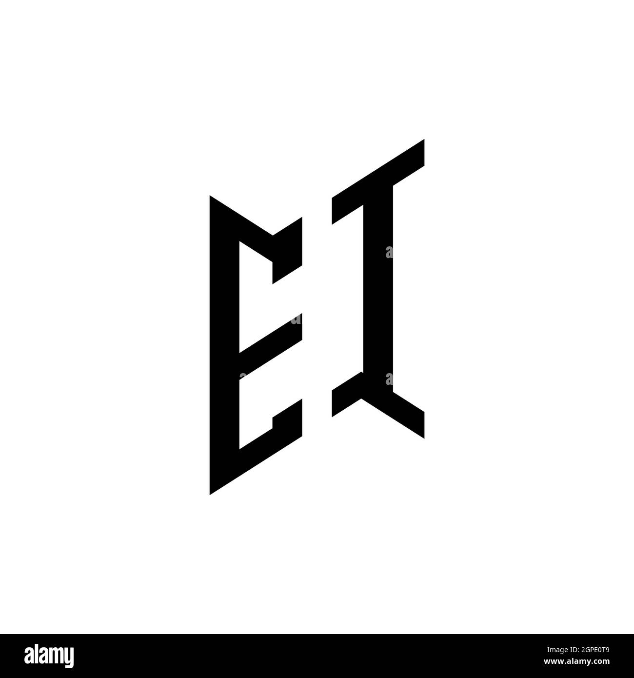ES Monogram Logo Letter Headphone and Microphone shape style vector ...