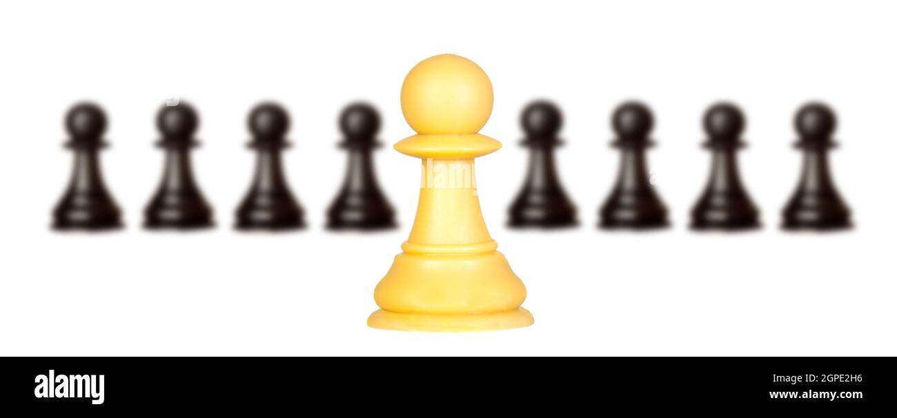 Chessmen isolated on a white background Stock Photo - Alamy