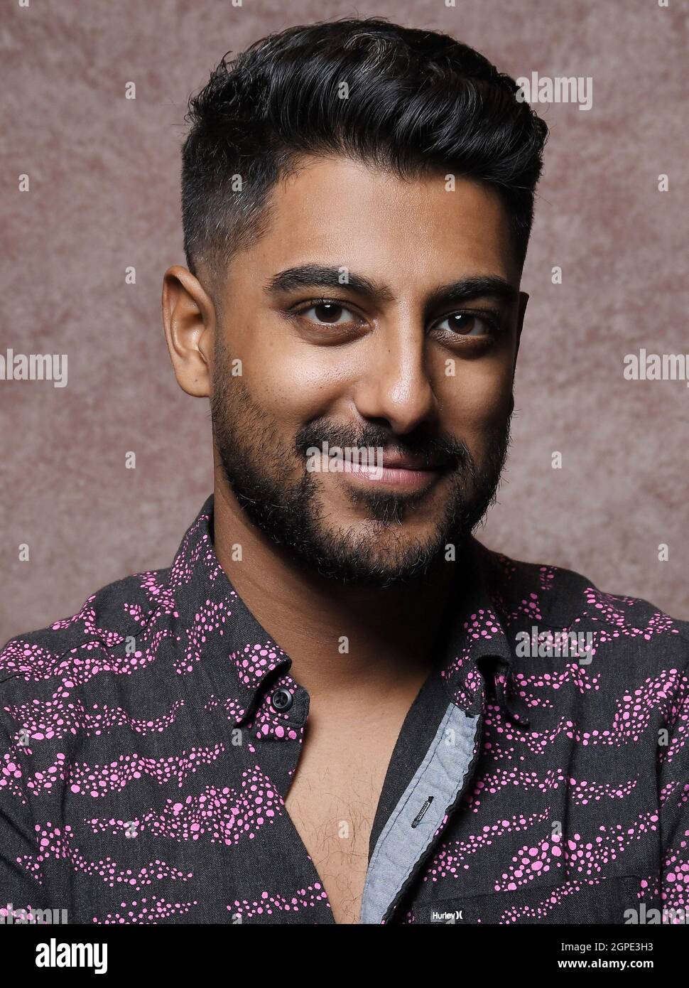 Portrait of Actor Ritesh Rajan at the 2021 Los Angeles Asian Pacific ...