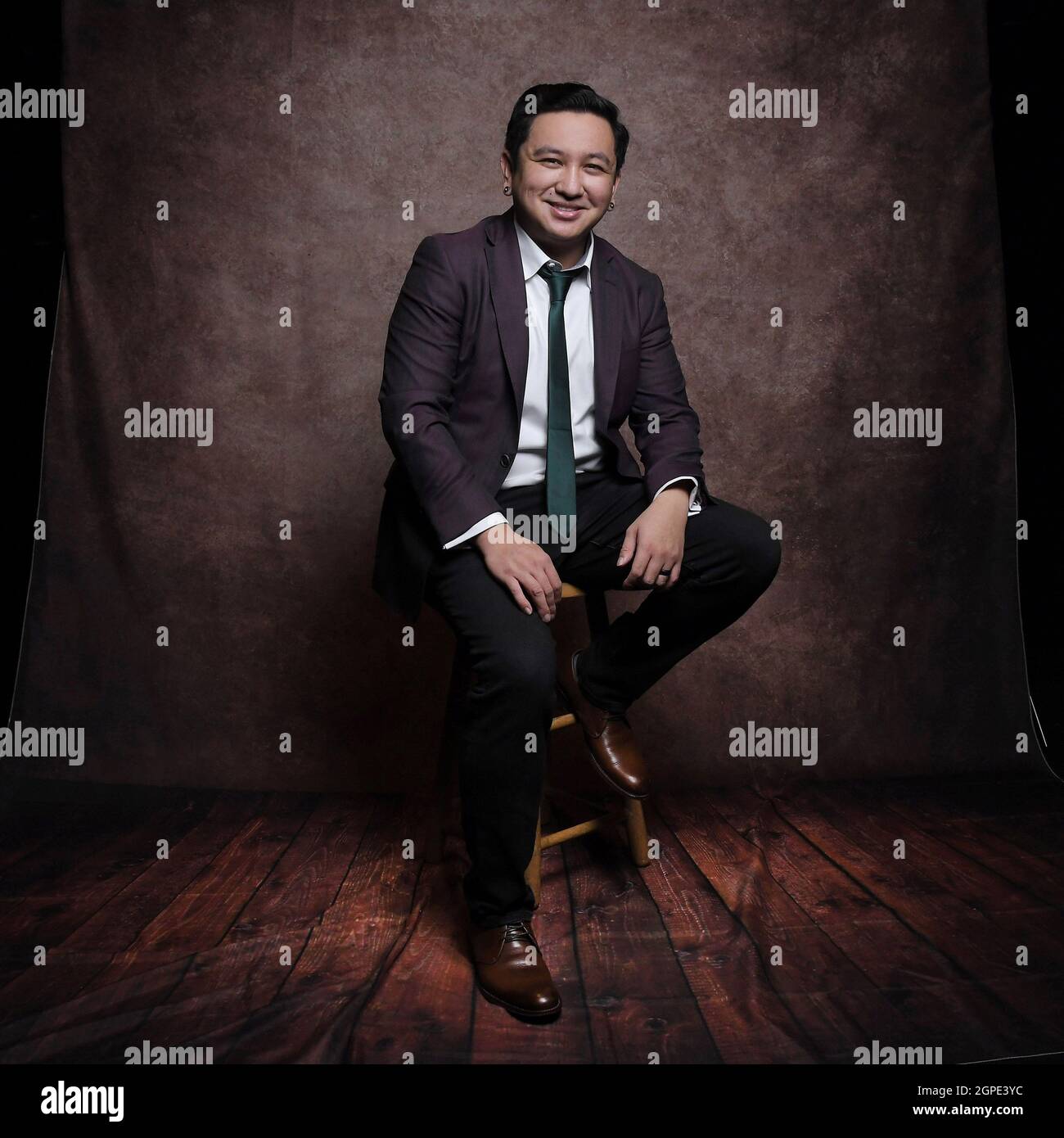 Portrait of Producer Mark Jerome Cruz at the 2021 Los Angeles Asian ...