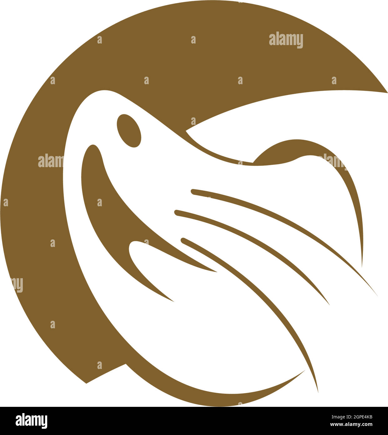 Mole animal logo icon design illustration vector Stock Vector Image ...