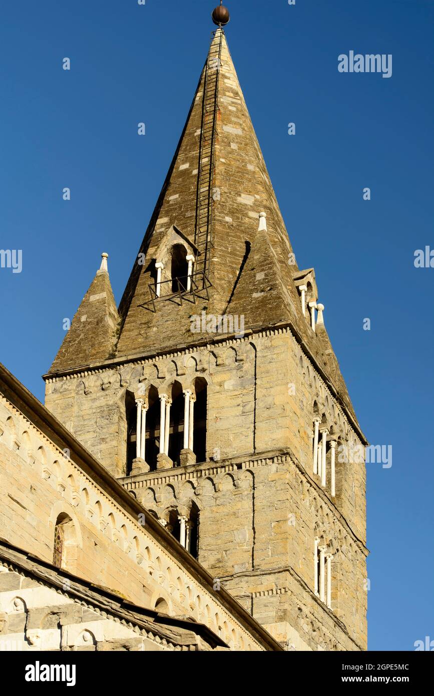 Bell tower near fieschi church hi-res stock photography and images - Alamy