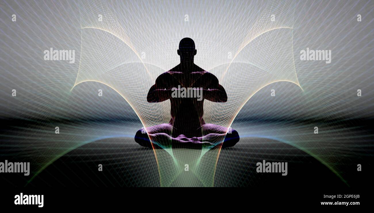 Spiritual Energy Abstract Background Healing Concept Art Stock Photo ...