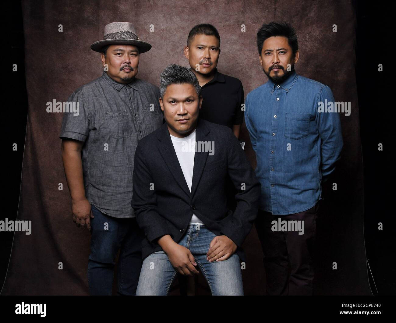 Los Angeles, USA. 28th Sep, 2021. (L-R) Portrait of The Basco Brothers ...