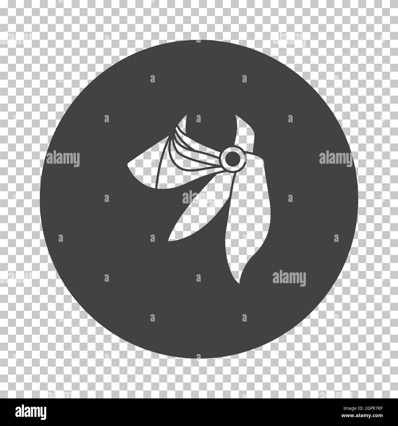 Business Woman Neck Scarf Icon Stock Vector Image & Art - Alamy