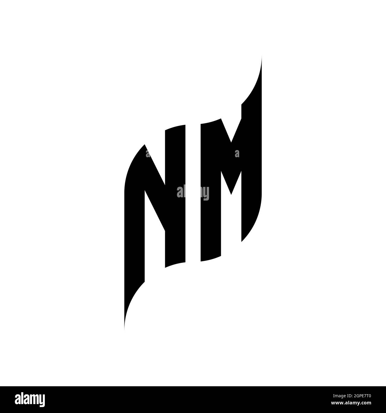 LL Monogram geometric shape style template. Monogram initial design ...