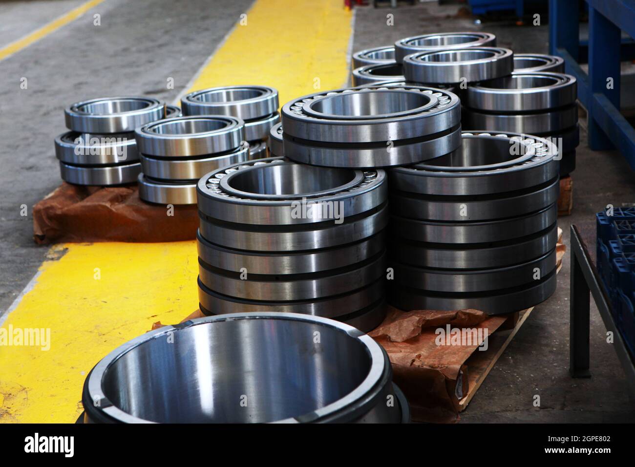 Ready-made large diameter bearings. Products of the bearing plant ...
