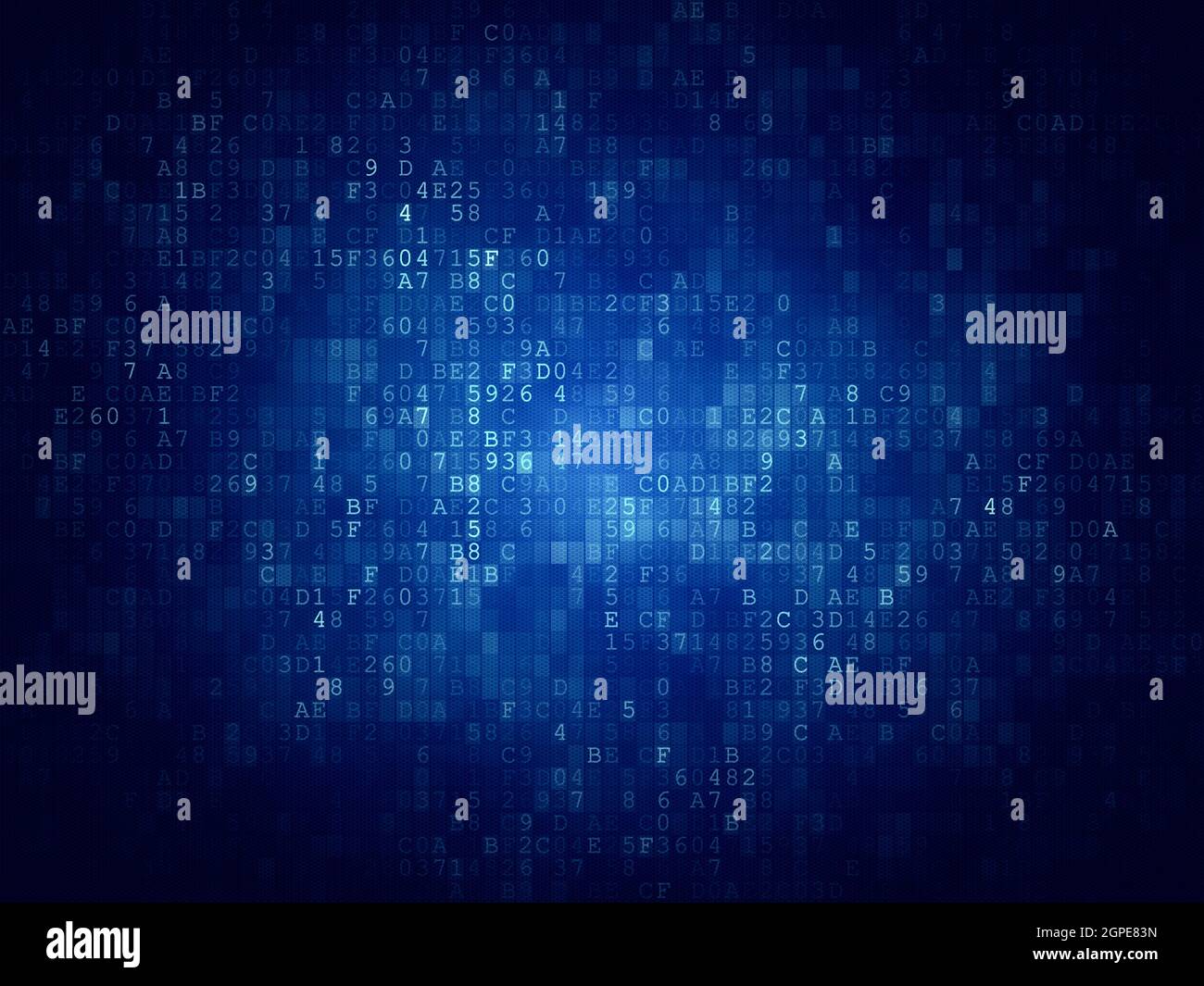 Digital Code Background Stock Photo - Alamy