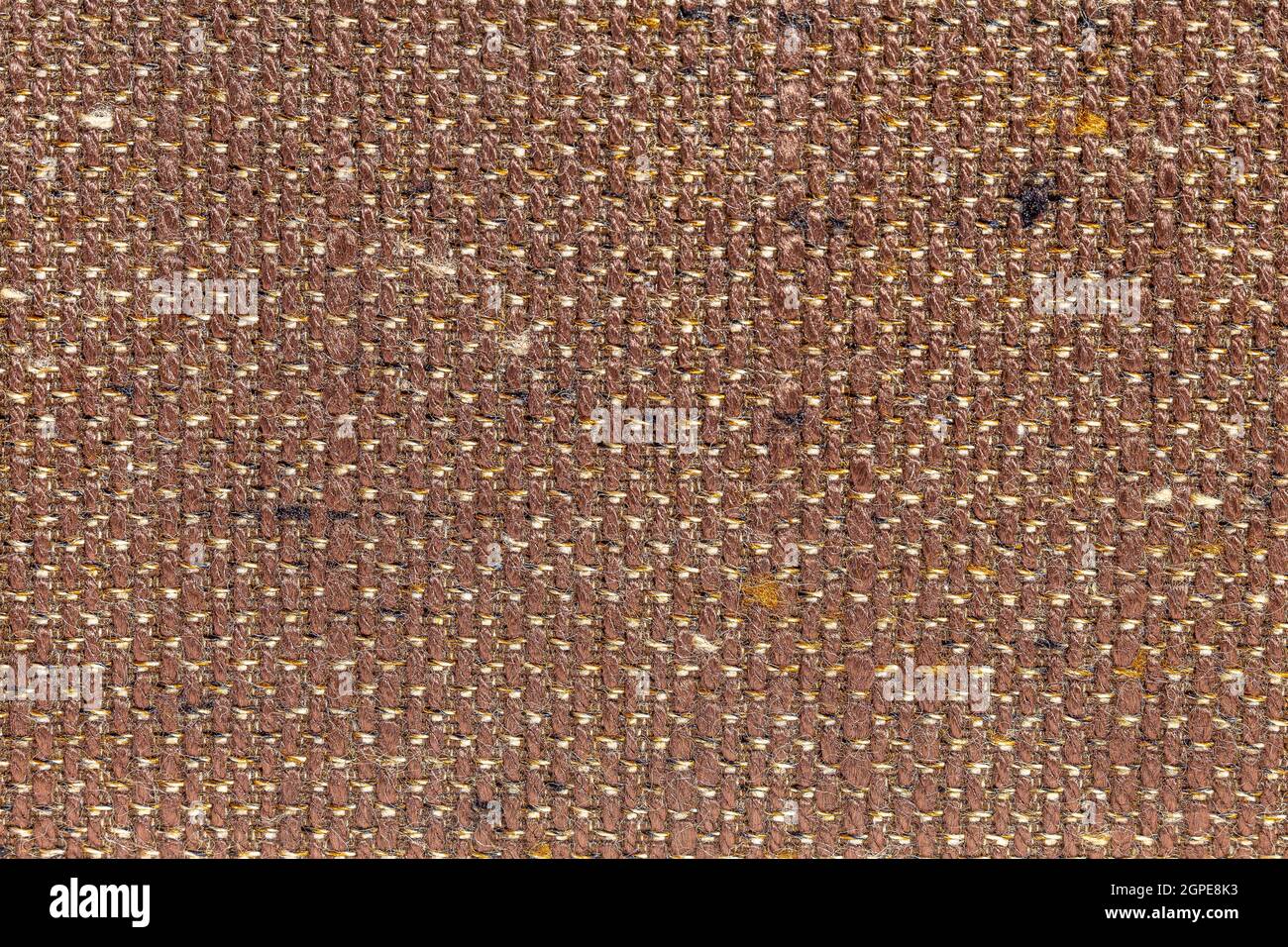 Rustic canvas fabric texture in brown woven color Stock Photo - Alamy