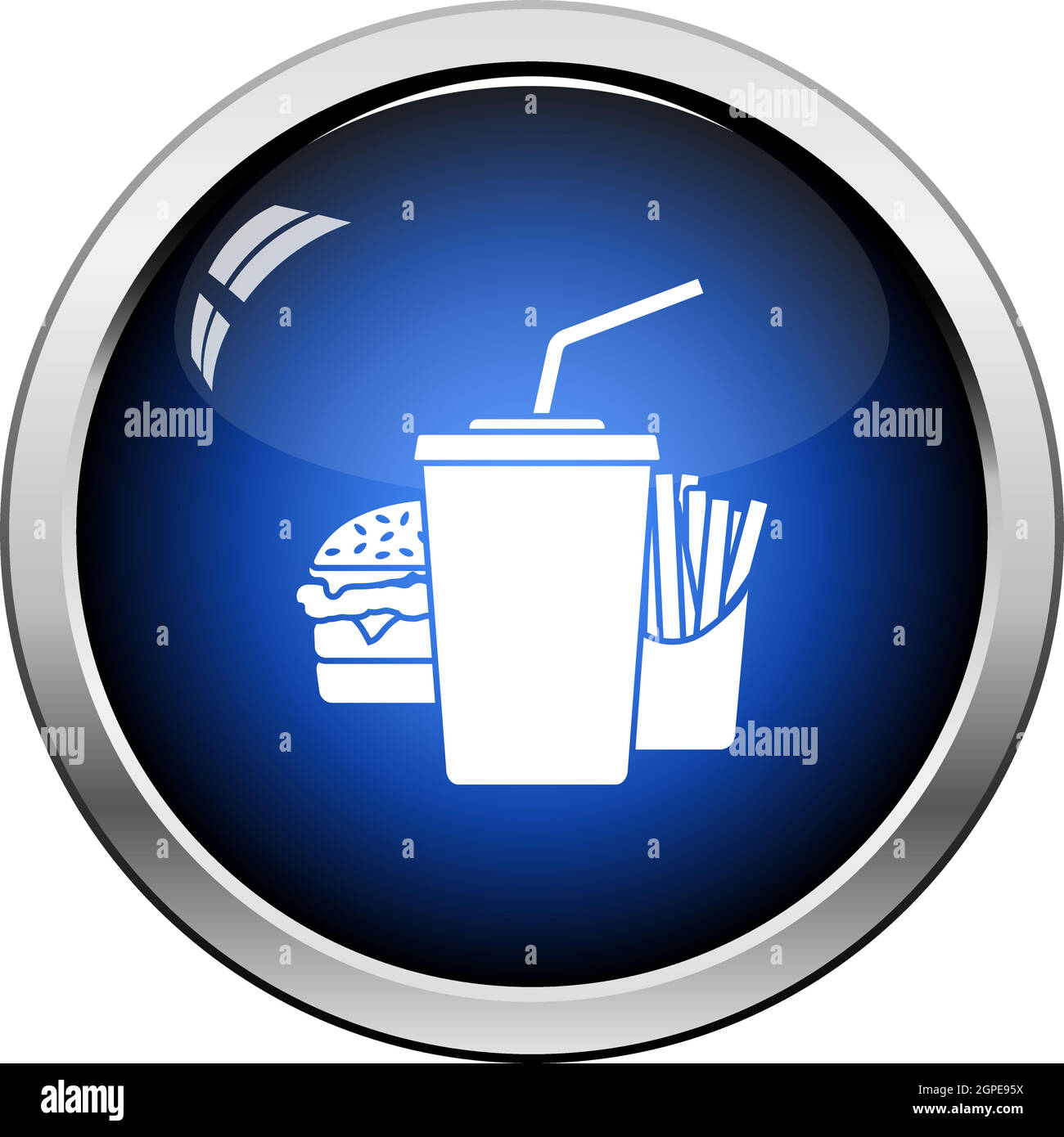 Fast Food Icon Stock Vector Image & Art - Alamy