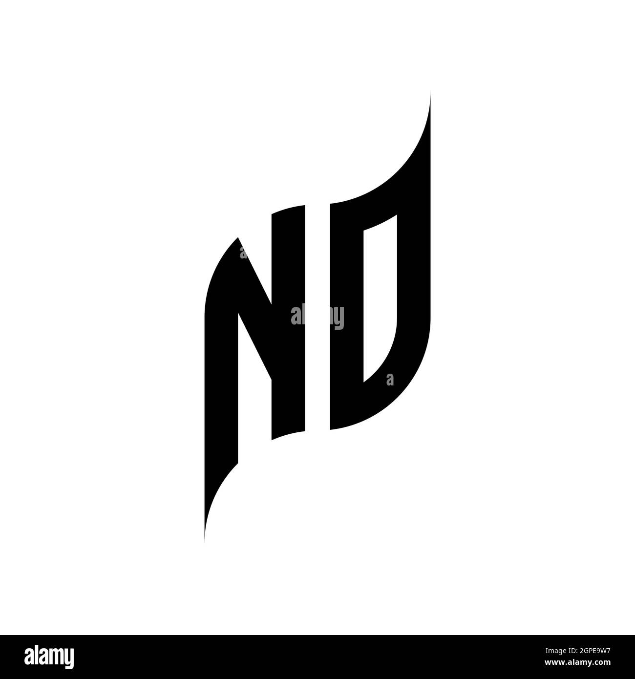 LN Monogram geometric shape style template. Monogram initial design ...