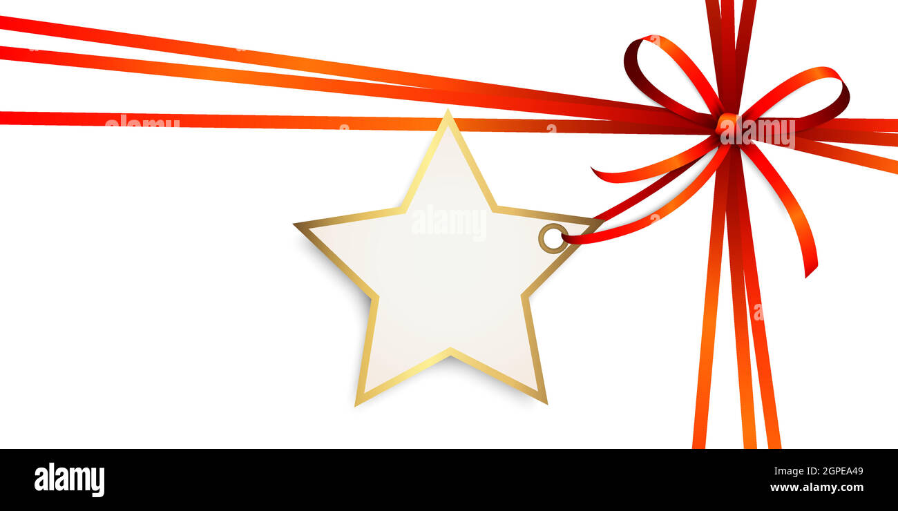 Gold gift box hang Stock Vector Images - Alamy