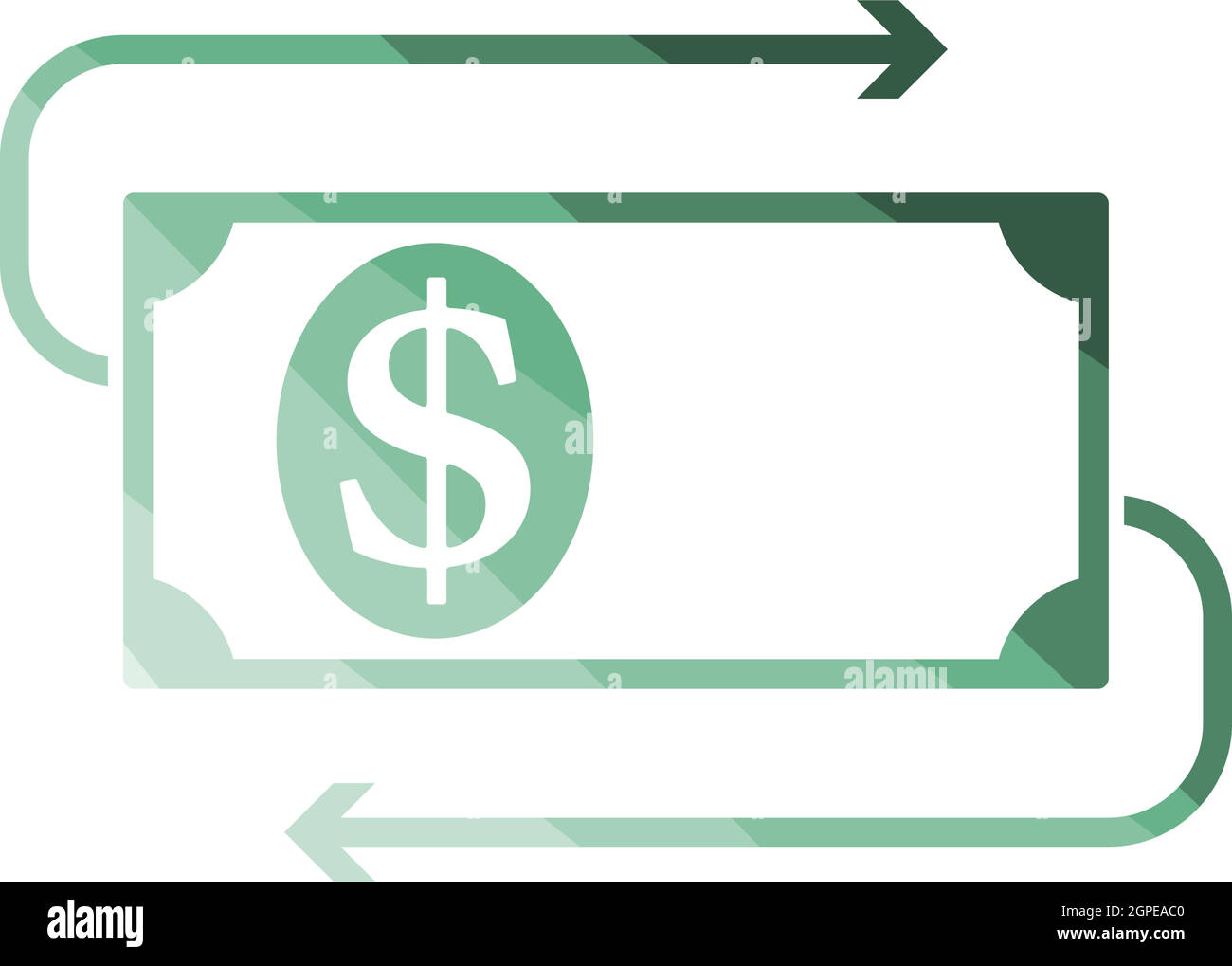 Dollar bill back Stock Vector Images - Alamy