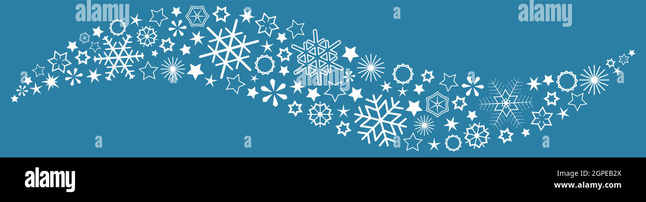 christmas snow star wave Stock Vector Image & Art - Alamy