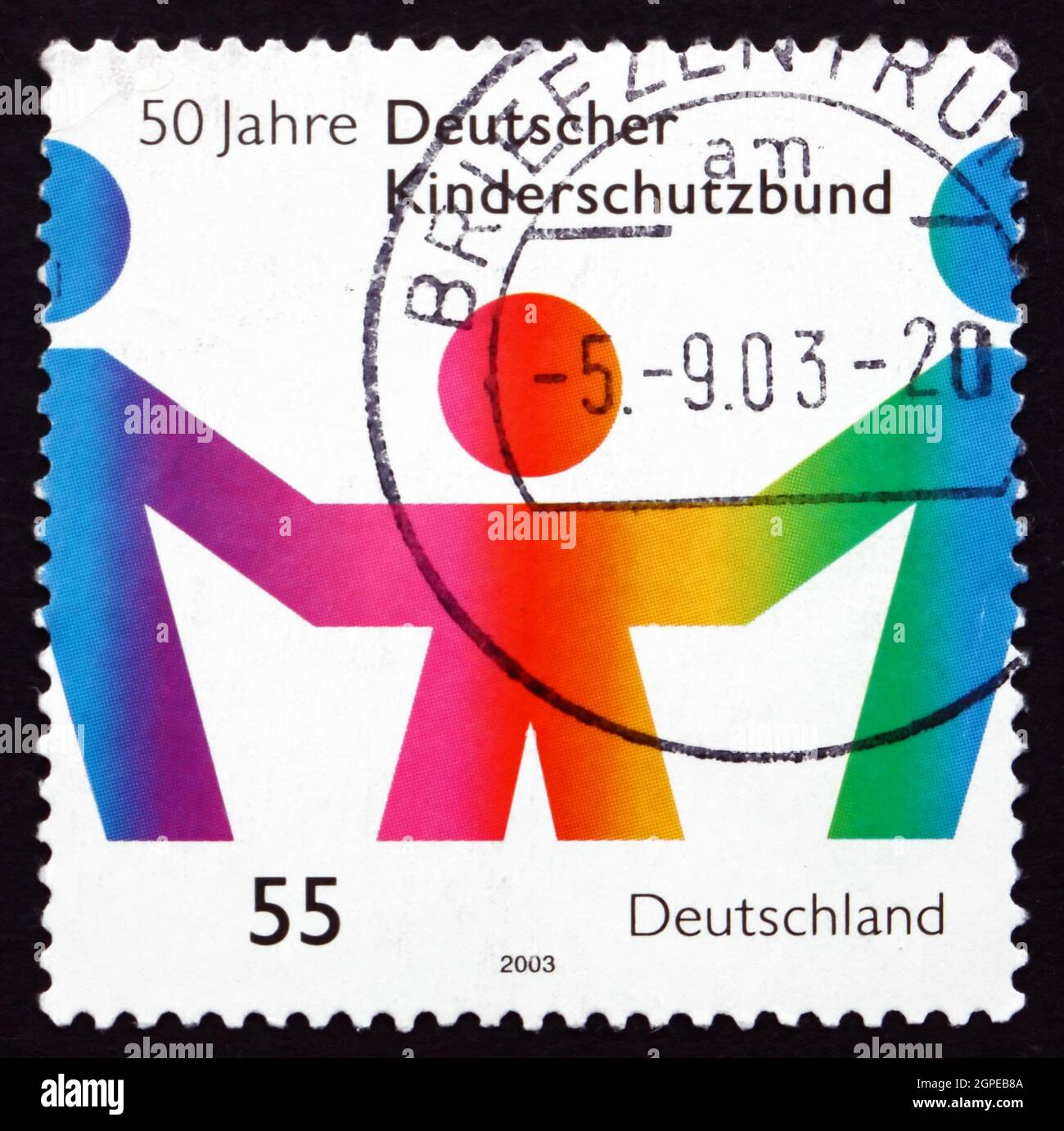 GERMANY - CIRCA 2003: a stamp printed in the Germany shows German ...