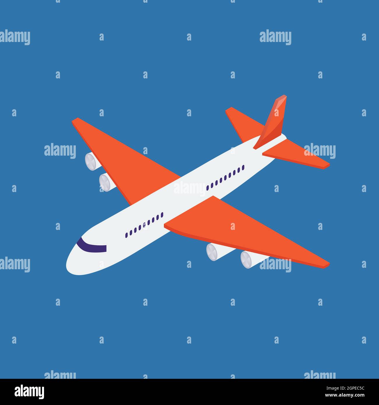 Airplane Vector Illustration