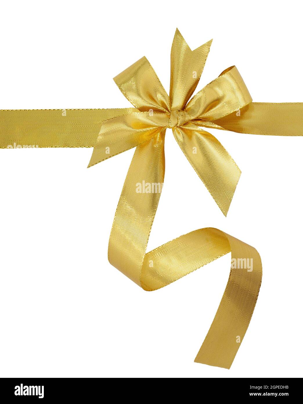 Gold satin ribbon texture hi-res stock photography and images - Alamy