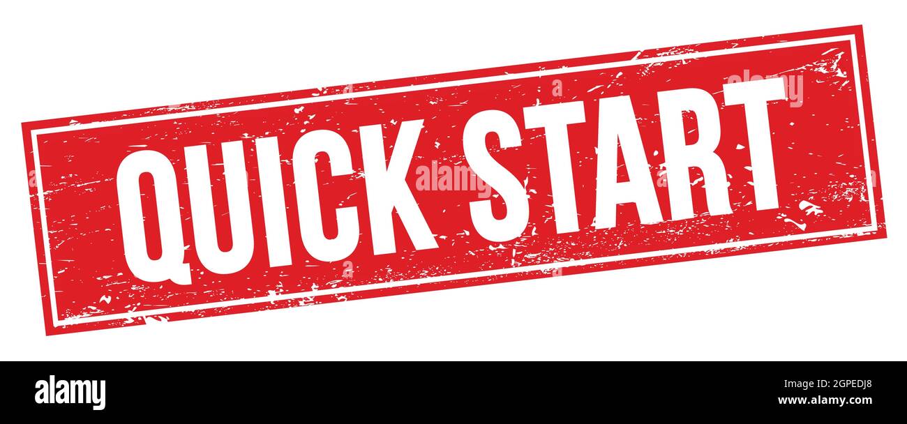 Quick start word hi-res stock photography and images - Alamy