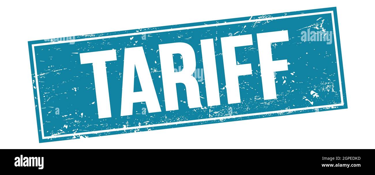 Tariff sign Cut Out Stock Images & Pictures - Alamy