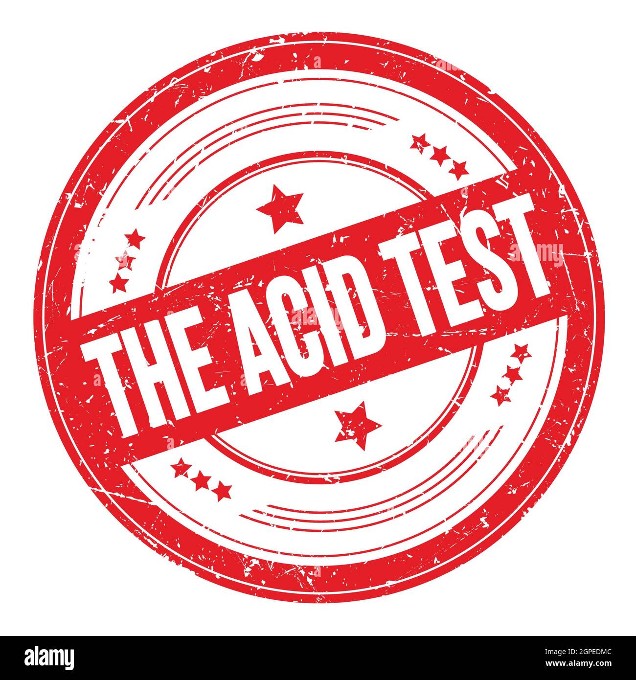 The acid test stamp hi-res stock photography and images - Alamy