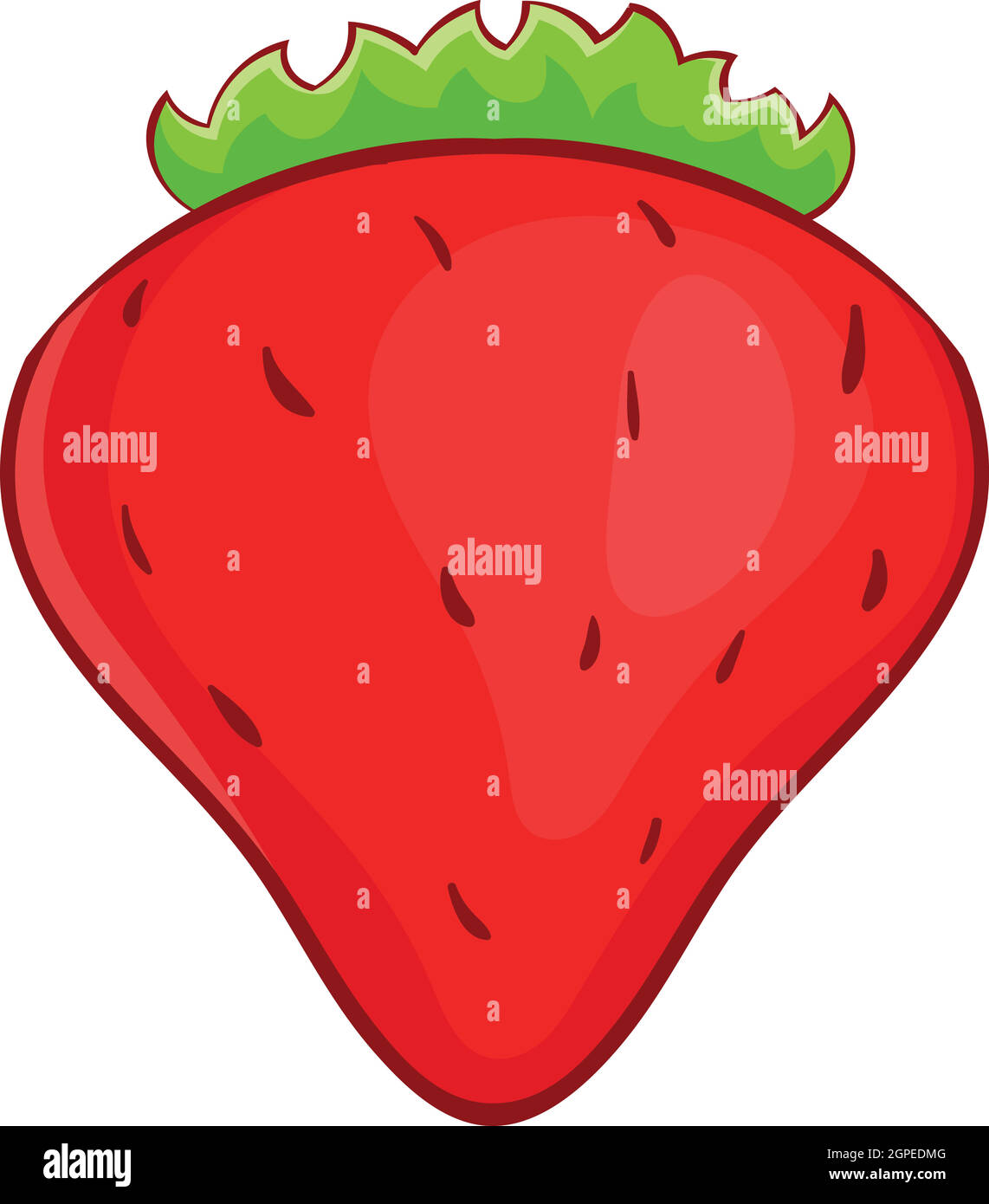 Strawberry icon, cartoon style Stock Vector Image & Art - Alamy