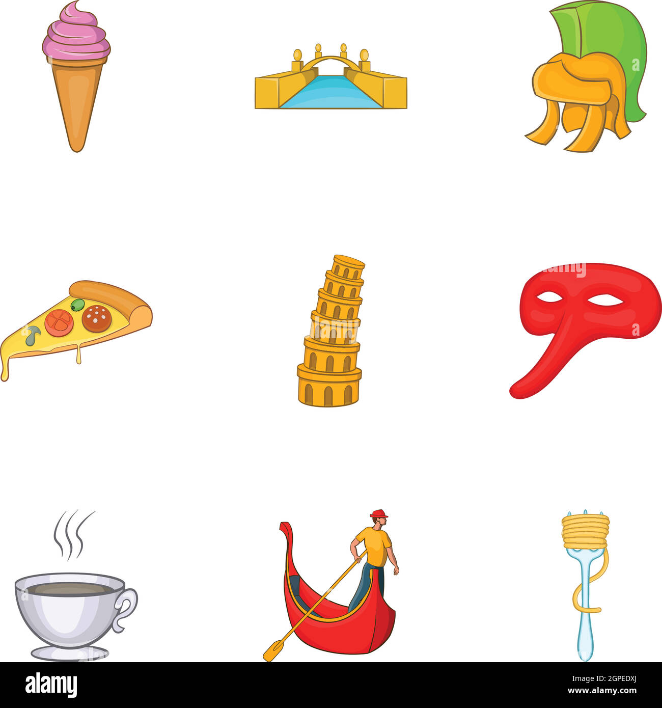 Ice cream town Cut Out Stock Images & Pictures - Alamy