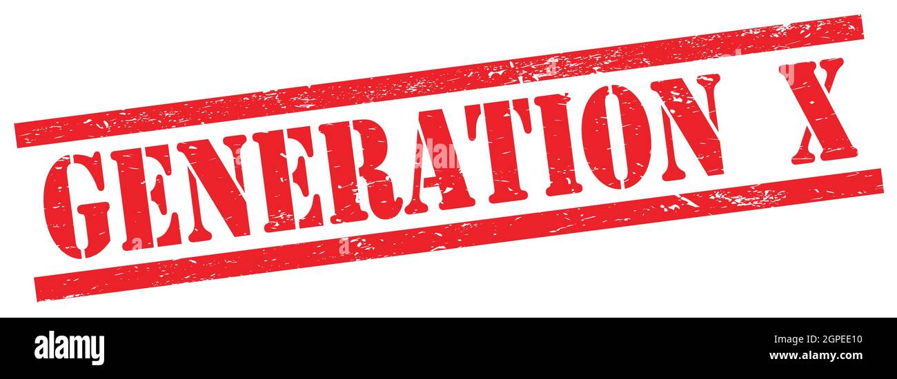 Generation x stamp hi-res stock photography and images - Alamy