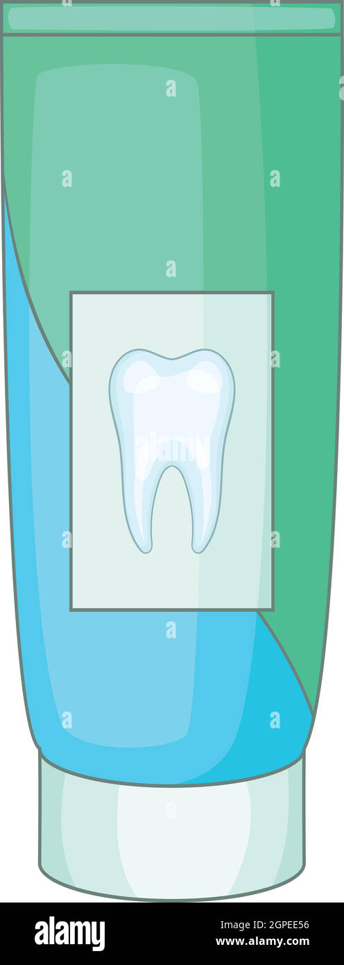 Toothpaste icon, cartoon style Stock Vector Image & Art - Alamy