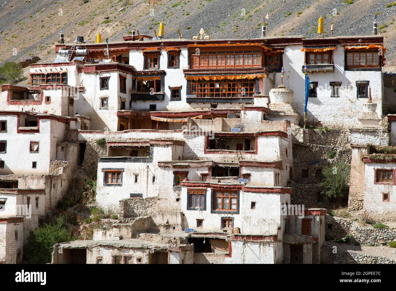 Lingshed (Lingshet, Lingshot) gompa - buddhist monastery in Zanskar ...