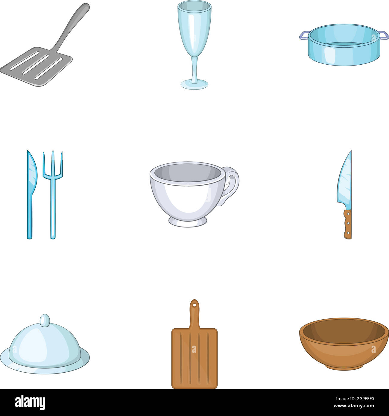 Elegant dining icons Stock Vector Images - Alamy