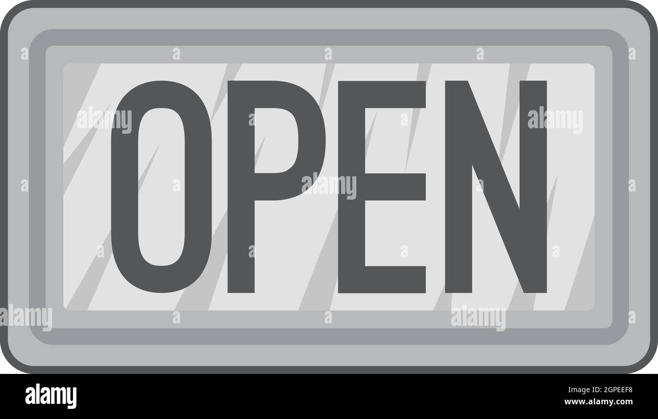 Open plate icon, gray monochrome style Stock Vector Image & Art - Alamy