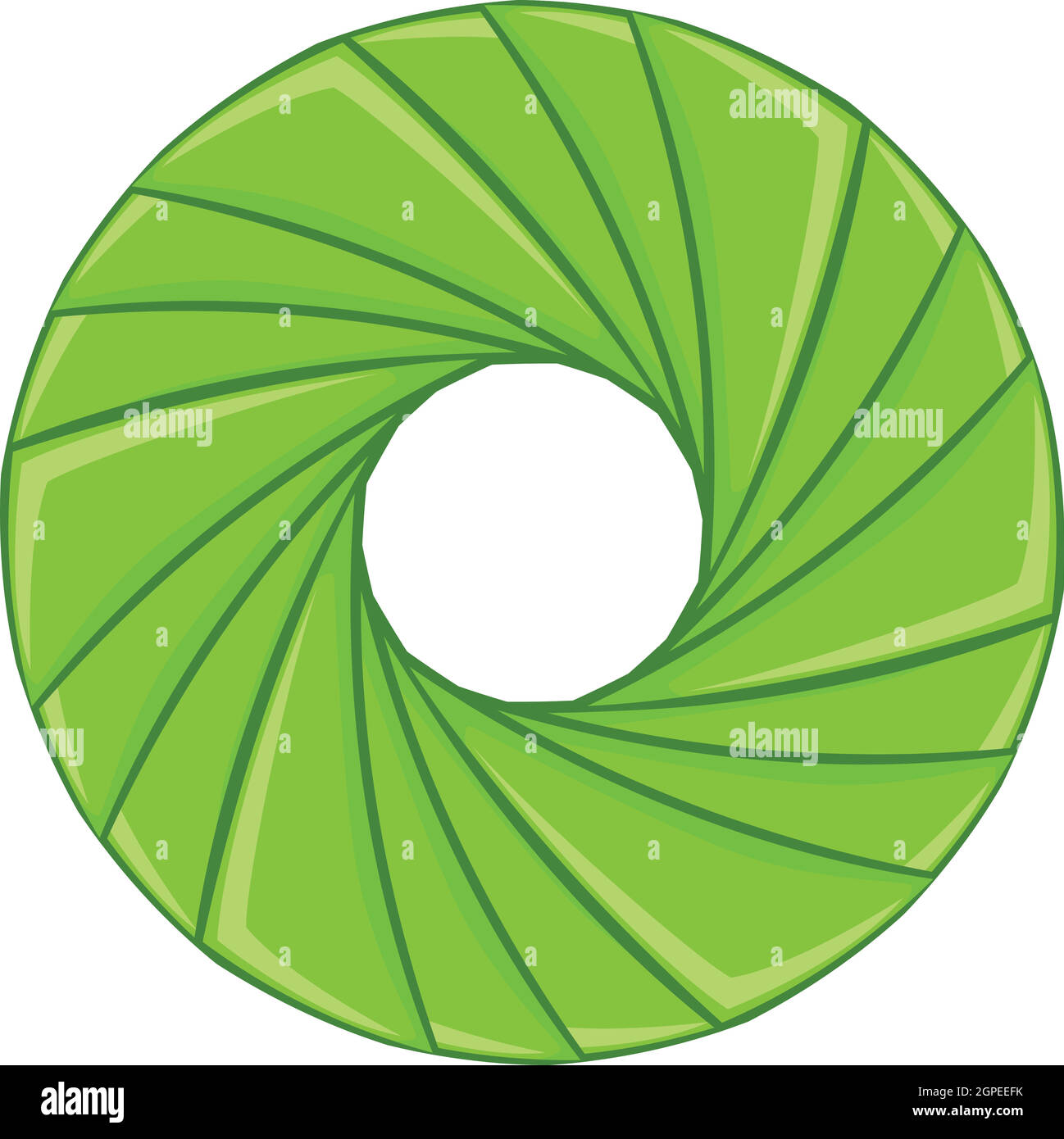 Green shutter icon, cartoon style Stock Vector Image & Art - Alamy