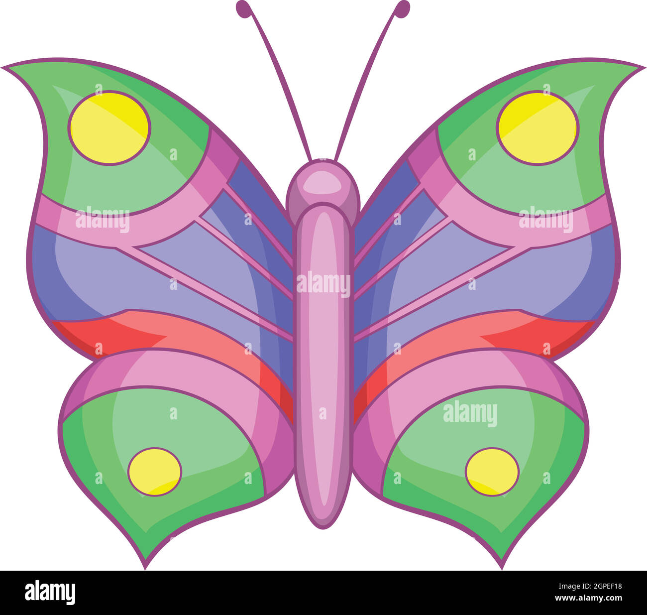 Butterfly design on white Stock Vector Images - Alamy