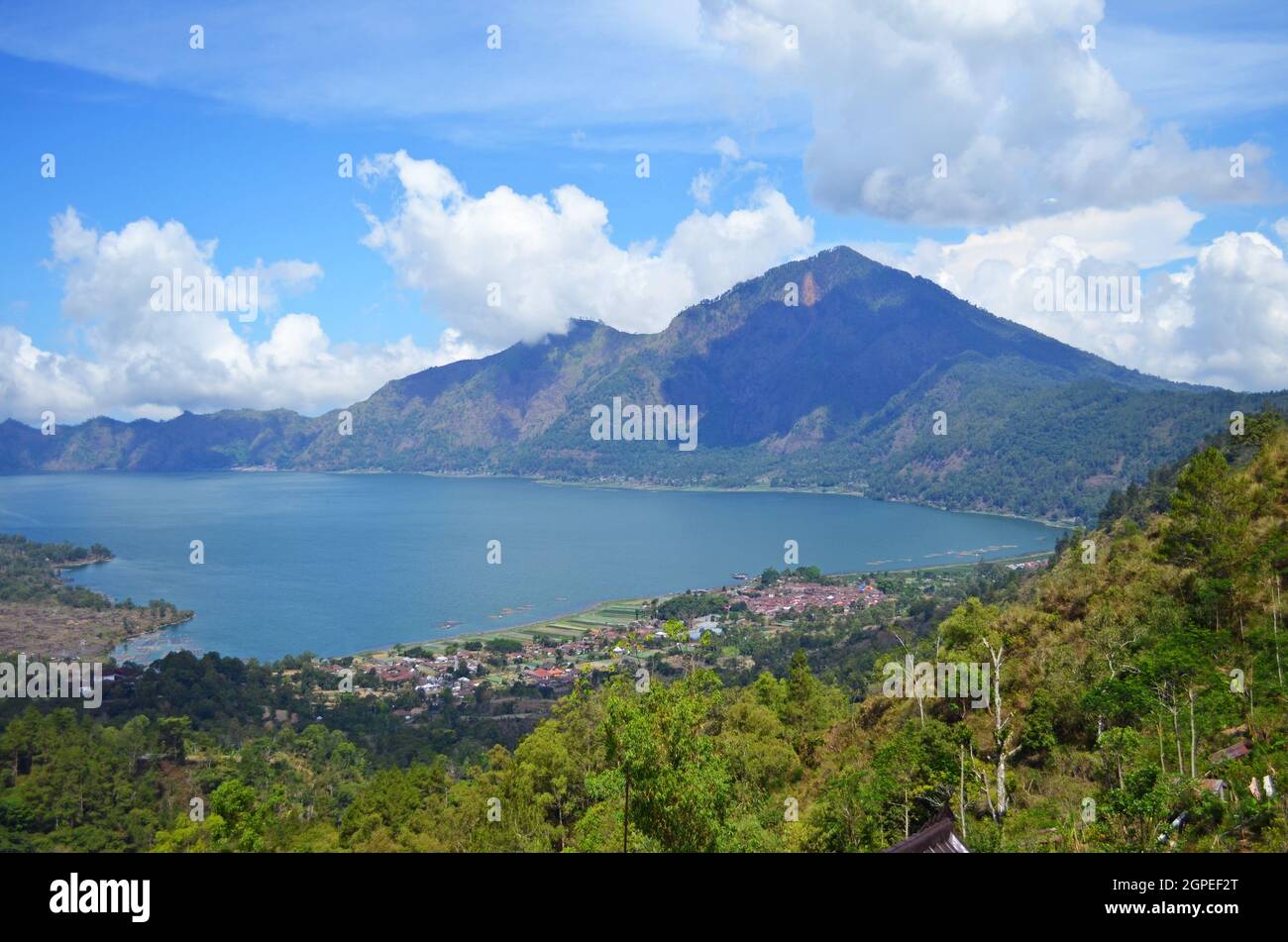 Mountains and volcano in the tropical rainforest Stock Photo - Alamy
