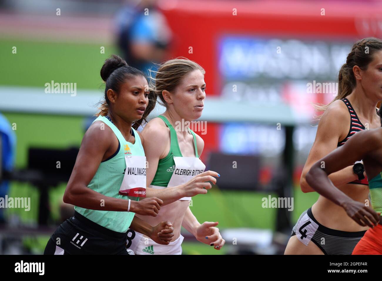 Tokyo, Japan. Credit: MATSUO. 30th July, 2021. (L-R) Nimali Waliwarsha ...